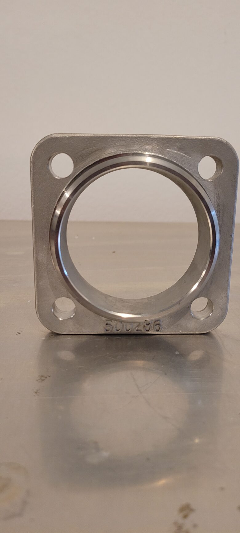 115 series pump flange x 3″ pipe weld flange. Thick flange eliminates ...